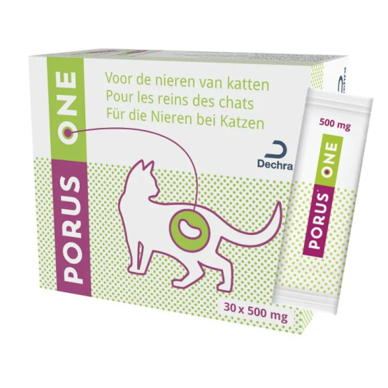 Dechra Porus One 500mg pour chat, produit vétérinaire pour les reins du ...