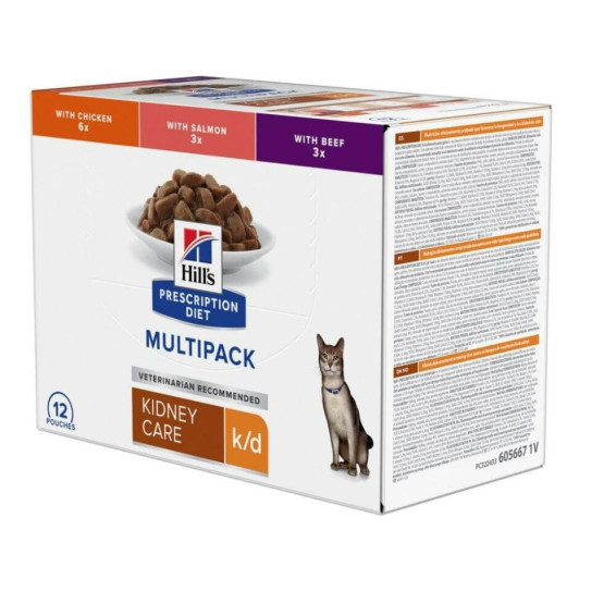 Hill's Prescription Diet Pour Chat k/d Kidney Pack Mixte