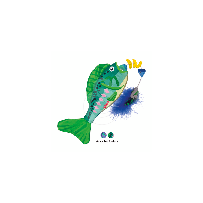 KONG Cat Wrangler Angler Fish