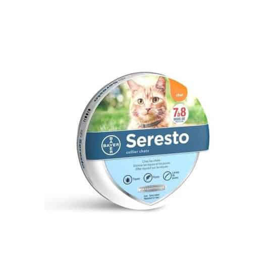 Seresto Collier Antiparasitaire Chat - Chat - Lg : 38 cm - placedesvetos.fr