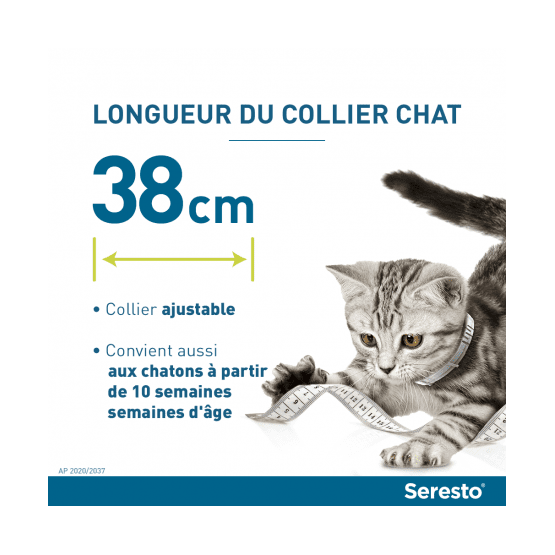 Seresto Collier Antiparasitaire Chat - placedesvetos.com